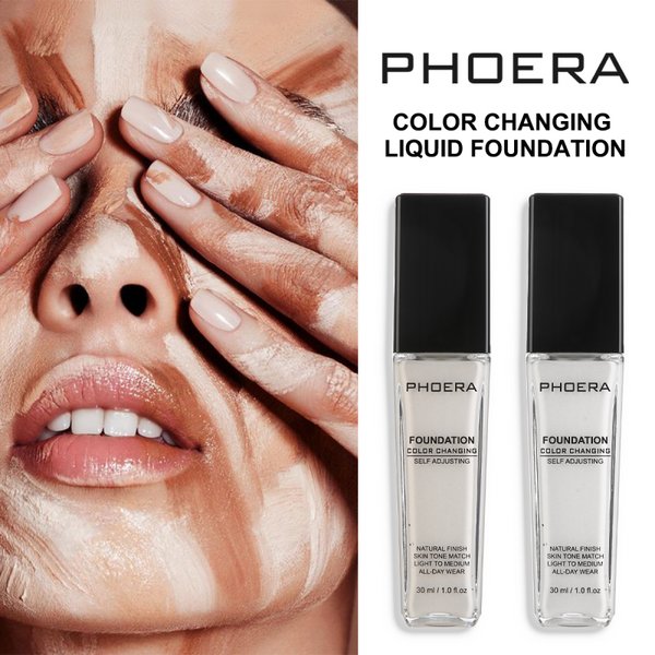 PHOERA Colour Changing Liquid Foundation – Phoera Cosmetics