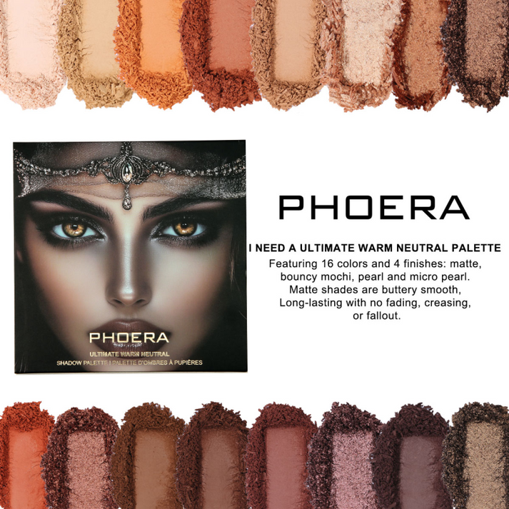 PHOERA ULTIMATE Eyeshadow X16 Palette – Phoera Cosmetics